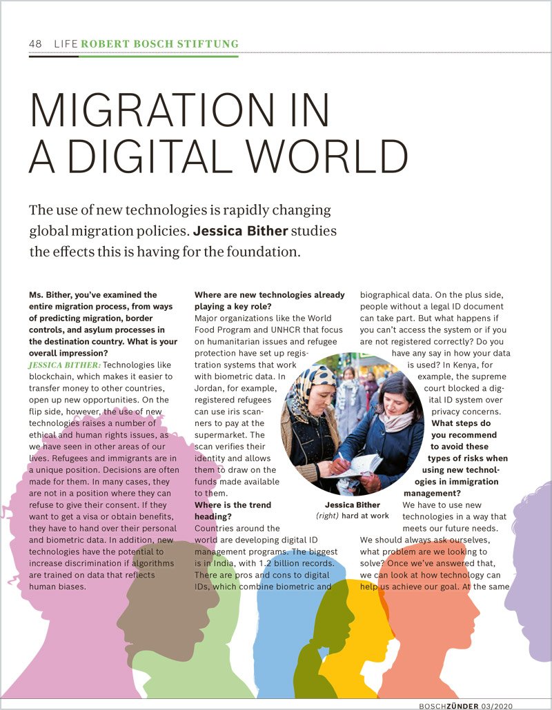 Foundation News in Bosch Zünder 3/2020 | Robert Bosch Stiftung