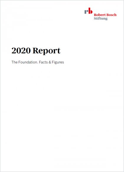2020 Report | Robert Bosch Stiftung